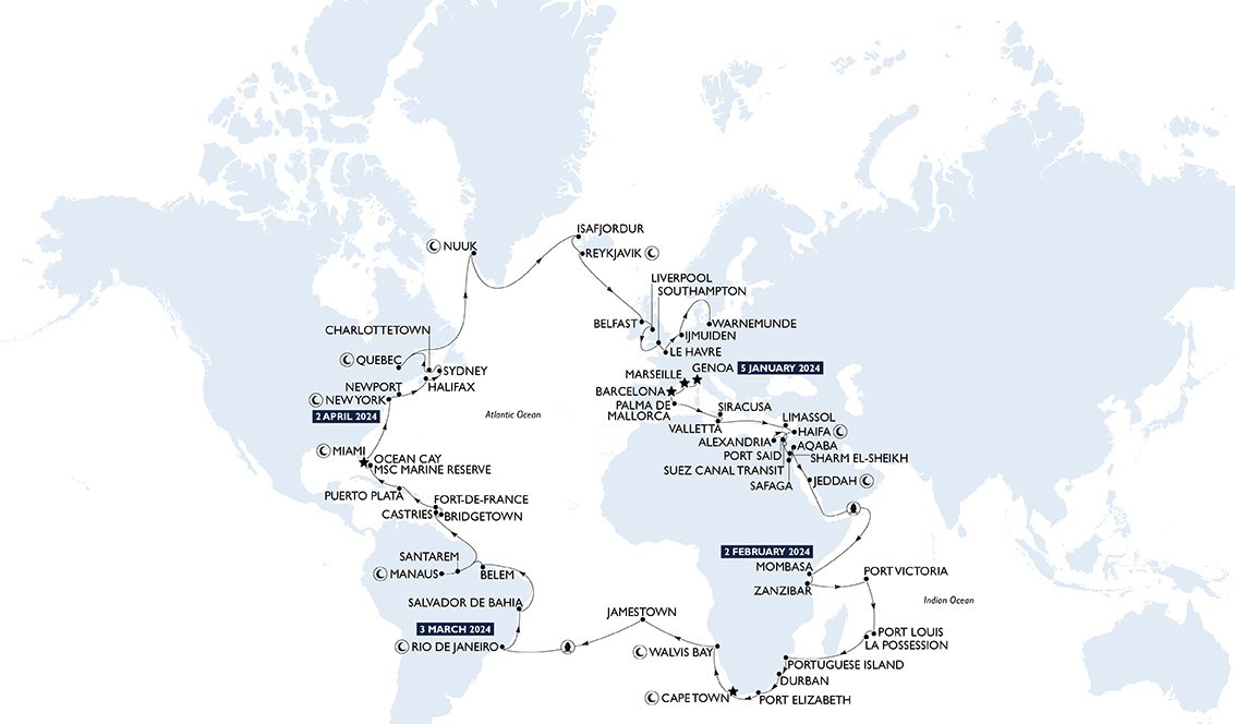 MSC Cruises - Poseidon Cruises